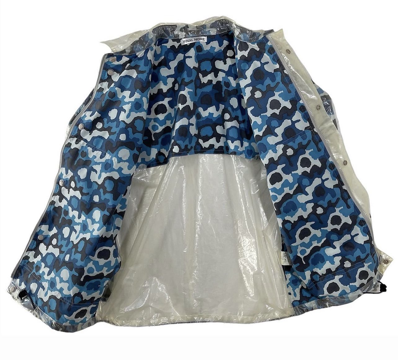 2000s Translucent layer Camo multi pocket Survival jacket | Reissue ...