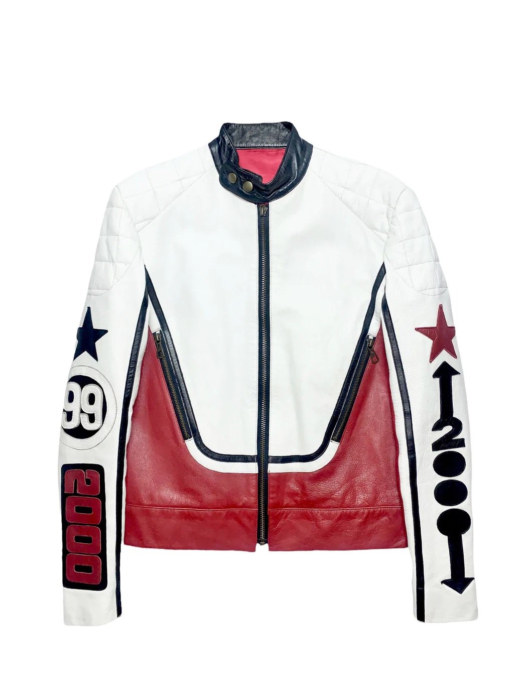 AW 1999 Biker Leather Jacket | Reissue: Buy & Sell Designer, Streetwear ...